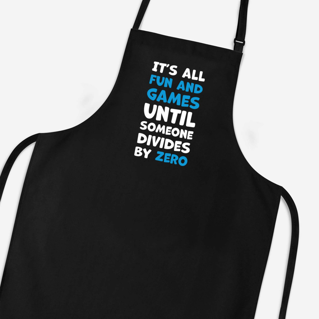 Divide By Zero Apron - Geeky Aprons - Slightly Disturbed