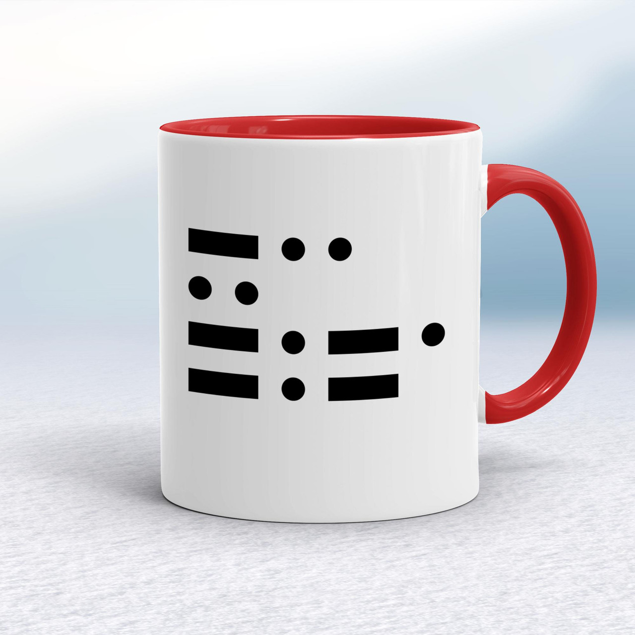Morse Code Dick Mug - Rude Mugs - Slightly Disturbed