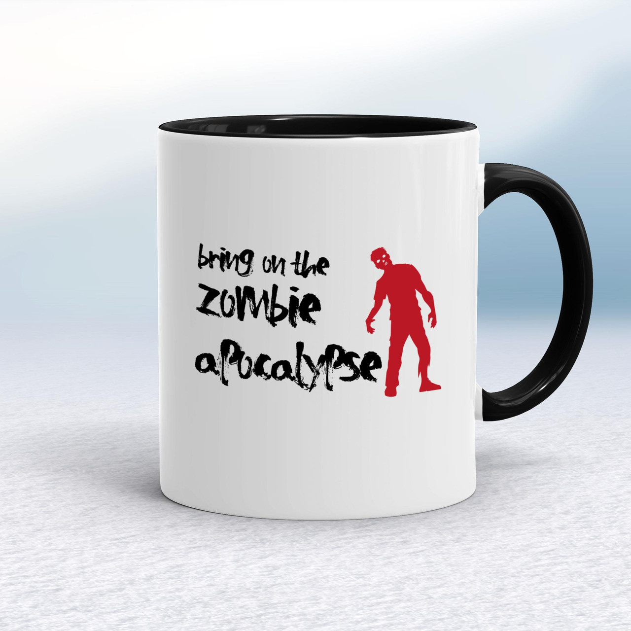 Zombie Apocalypse Mug - Novelty Mugs - Slightly Disturbed