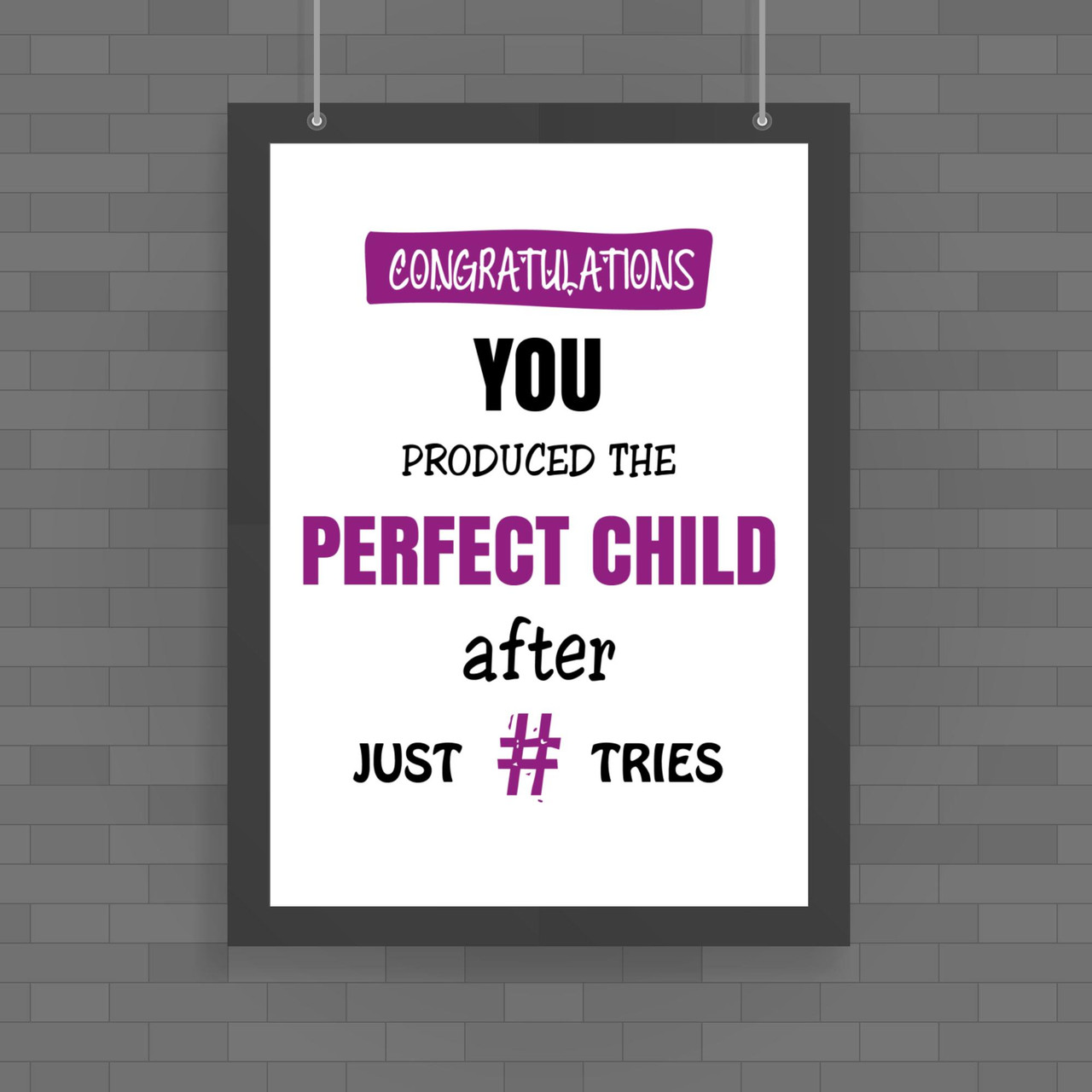 Perfect Child Poster - Novelty Posters - Slightly Disturbed