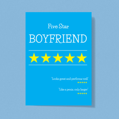 Five Star Greeting Card - Novelty Cards - Slightly Disturbed