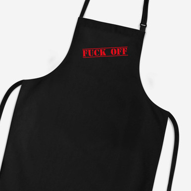 Fuck Off Top Secret Apron - Rude Aprons - Slightly Disturbed