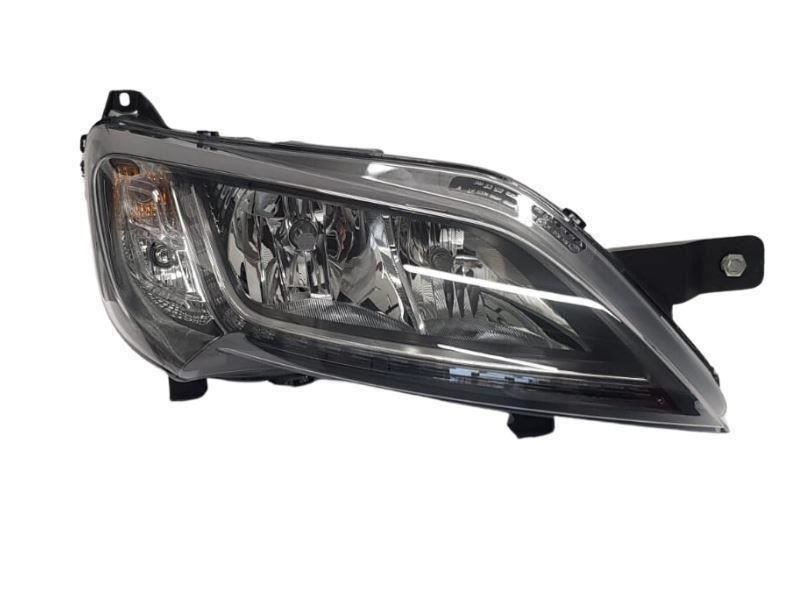 Roller Team Motorhome Headlight Headlamp Black With LED DRL Pair 5/14 ...