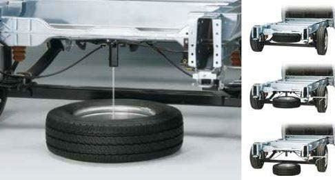 Fiat Ducato 15" - 16" Spare Wheel Lift Kit 2014 Onwards - 71807355 Genuine - Magnum Vehicle ...