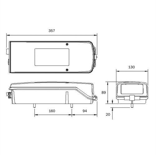 Volvo FH FM FMX Rear Tail Light Lamp With Reverse Alarm Right 2002 ...