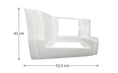 Iveco S-WAY Step Box Foot Step With Hole White Right 2019 Onwards ...