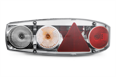 Caraluna Mk2 Caravan Trailer Rear Tail Light Lamp Chrome C/W Reverse ...