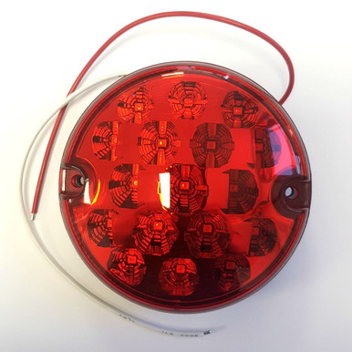 Caravan, Motorhome, Trailer Rear Back Tail LED Fog Light Lamp 95mm ...