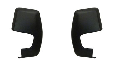 Ford Transit Custom Door Wing Mirror Back Casing Cover Trim Black Pair ...