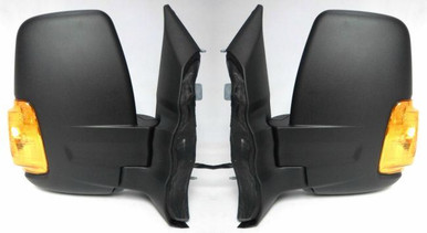Ford Transit Mk8 Short Arm Mirror 16w Clear Bulb Amber Indicator Pair ...
