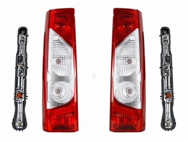 Citroen Dispatch Rear Back Tail Light With Bulb Holder Pair 2007-4/2017 ...