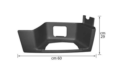 MAN TGS Step Plate Housing Right Grey 2007-2013 - Magnum Vehicle Solutions