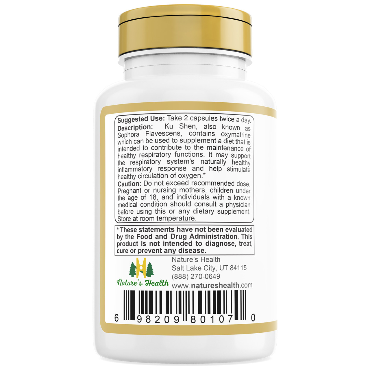Ku Shen – All-Natural Respiratory Supplement - Nature's Health