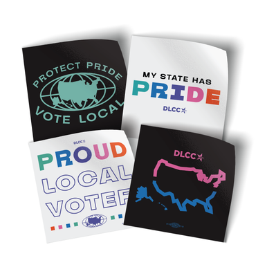 Pride 2025 Combo (3.5" x 3.5" Vinyl Sticker -- Pack of Four!) - DLCC ...