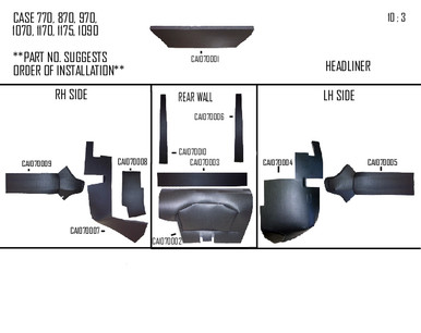 CASE 1070 CAB KIT - Fehr Cab Interiors Co.