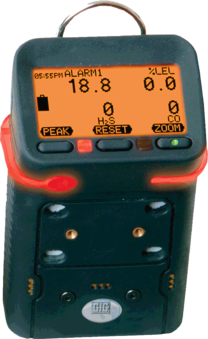 GFG Gas detector with confined space kit-- rechargable version - Leonard Safety Equipment Inc