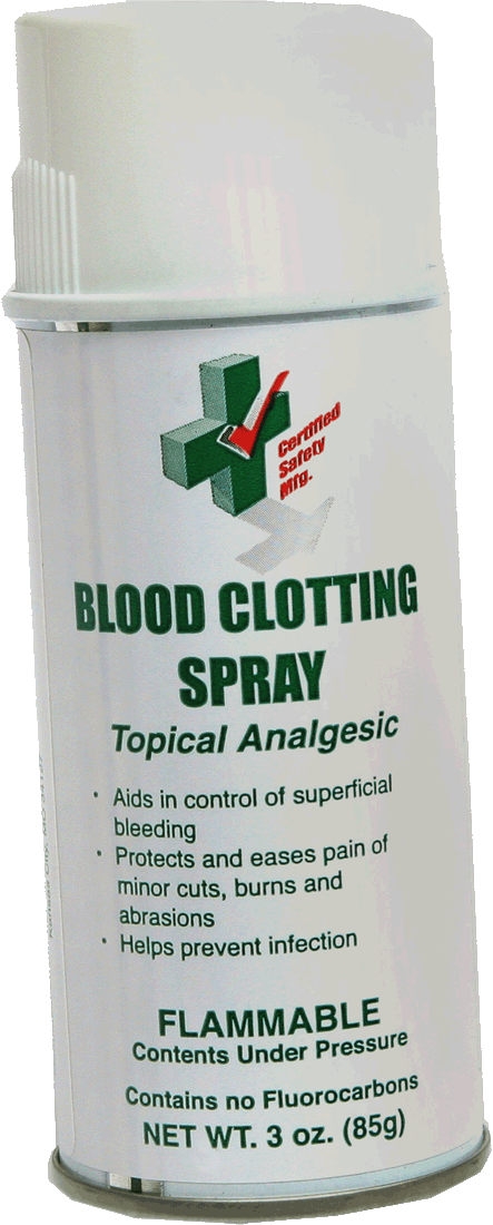 Antiseptic Products-Blood Clotter Spray (3 oz. aerosol) - Leonard ...