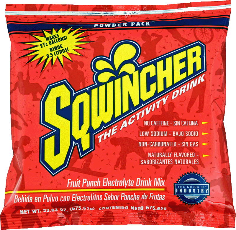 Sqwincher dry mix pack - 2 1/2 gal - Leonard Safety Equipment Inc