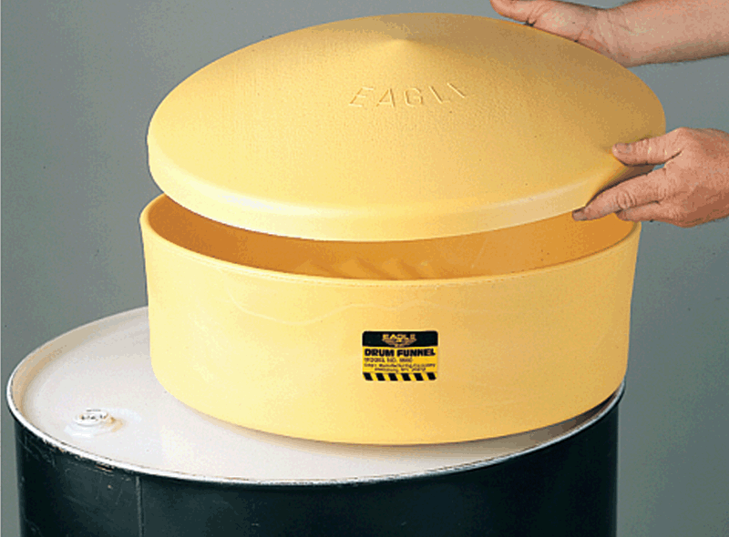 Spill Control Drum Funnels-Drum Funnel Cover - Leonard Safety Equipment Inc