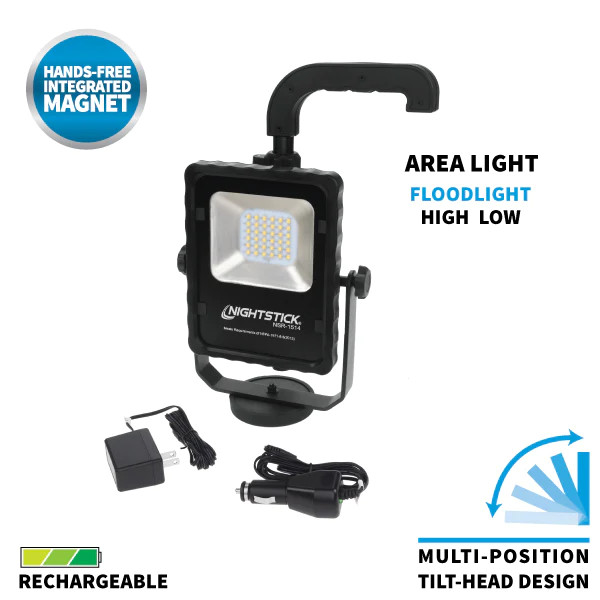 Rechargeable LED Scene Light w/ Magnetic Base - Leonard Safety ...