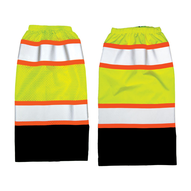 Hi-Viz Reflective Mesh Gators - Class E - Leonard Safety Equipment Inc