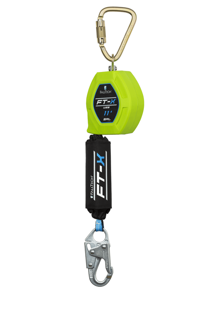 11' FT-X™ Web Class 1 SRL-P with Steel Snap Hook, Includes Steel Dorsal ...