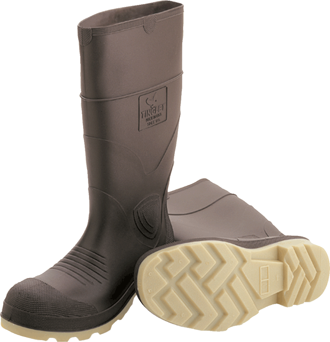 Industrial safety footwear - PVC Plain Toe Knee Boot - Leonard Safety ...