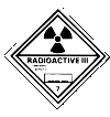 D.O.T. Shipping Labels - Radioactive III - 25 pk. - Leonard Safety ...