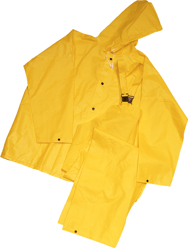 Double Coated PVC On Polyester Rainwear - Leonard Safety Equipment Inc