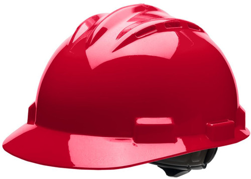 Bullard hard hat-4 point ratchet suspension- Round front- Vented ...