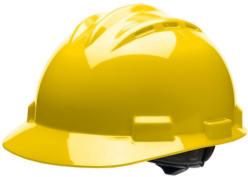 Bullard hard hat-4 point ratchet suspension- Round front- Vented ...