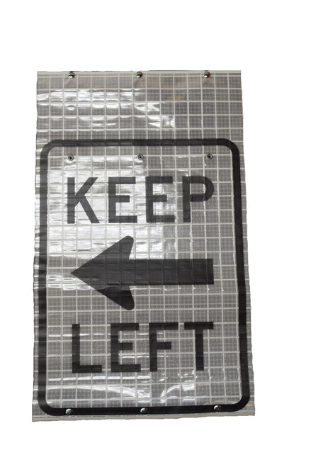 Cone Bar Roll Up Signs - Leonard Safety Equipment Inc