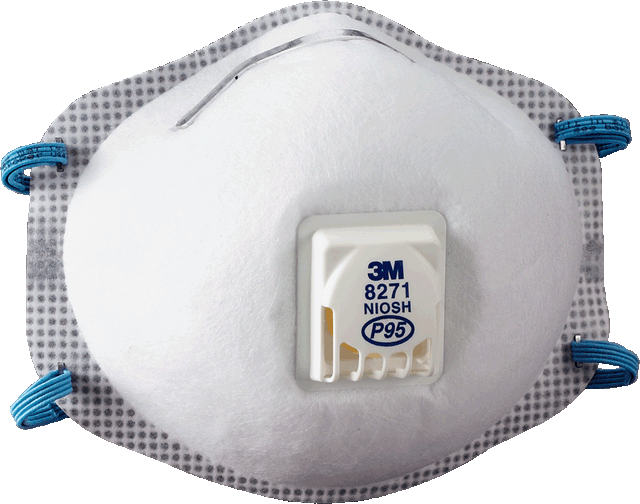 3M Particulate Respirator #8271 (1 box) - Leonard Safety Equipment Inc