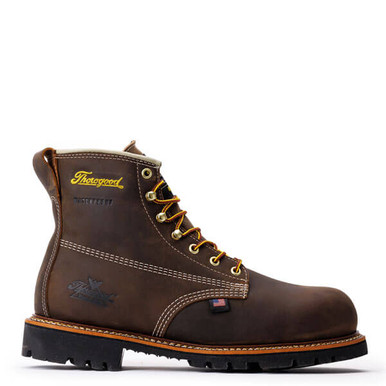 Thorogood Leather Boot- 6" AMERICAN LEGACY SAFETY TOE BOOT - Leonard ...