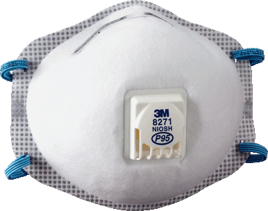 3M Particulate Respirator #8271 (1 box) - Leonard Safety Equipment Inc
