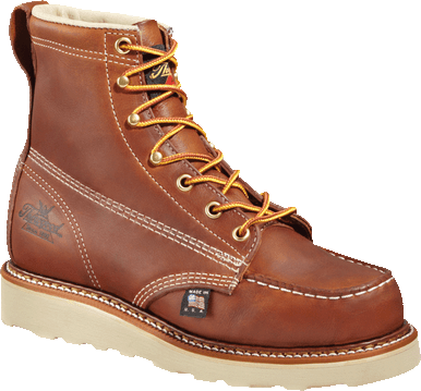 Thorogood Leather Boot- 6" MOC SAFETY TOE BOOT - Leonard Safety ...