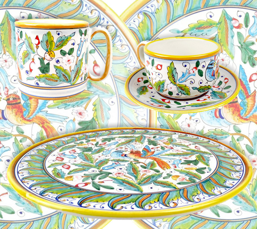 Pottery Tableware | Deruta Ceramics Tableware | Mod Ceramics