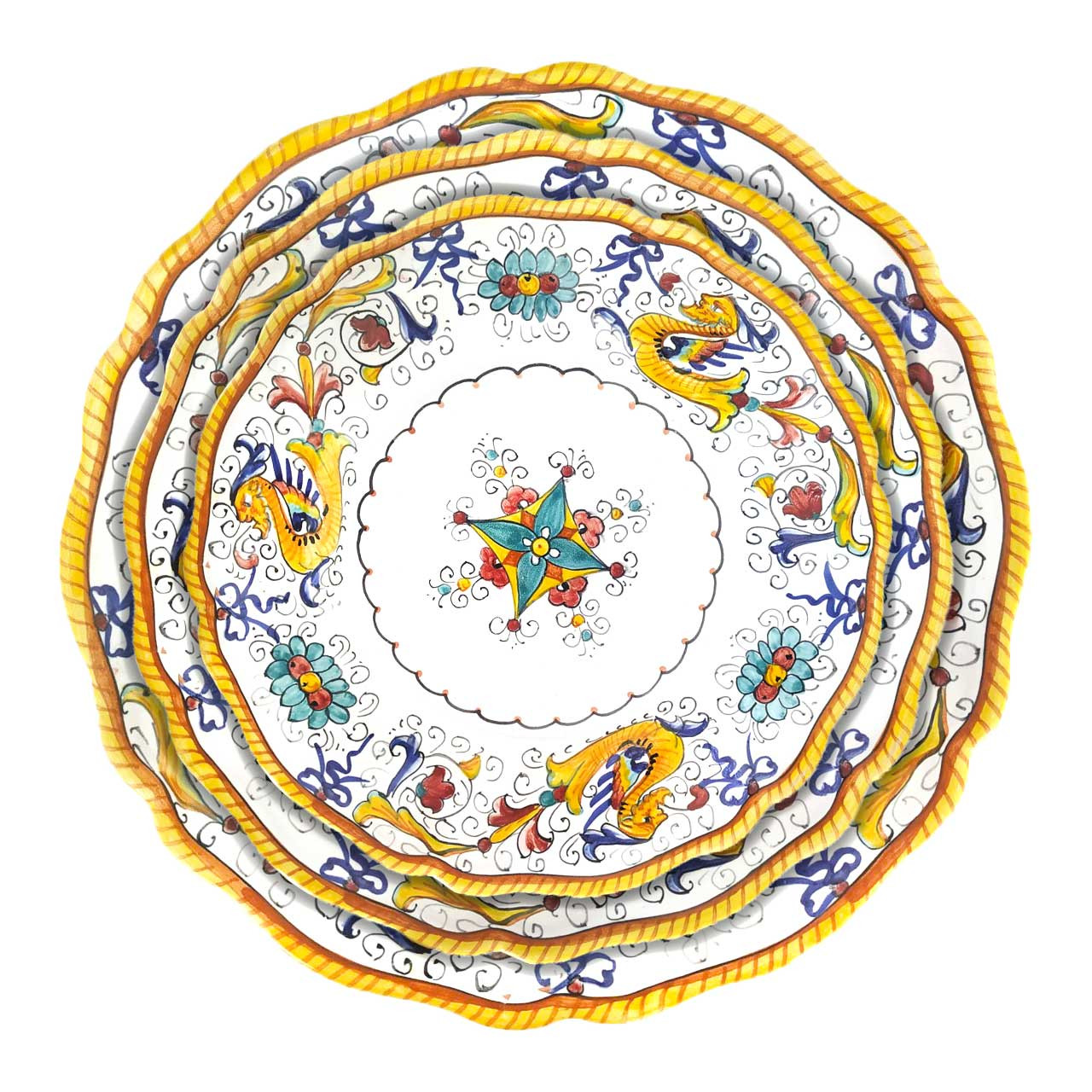 Raffaellesco Deruta Table Set | Ceramics Italy