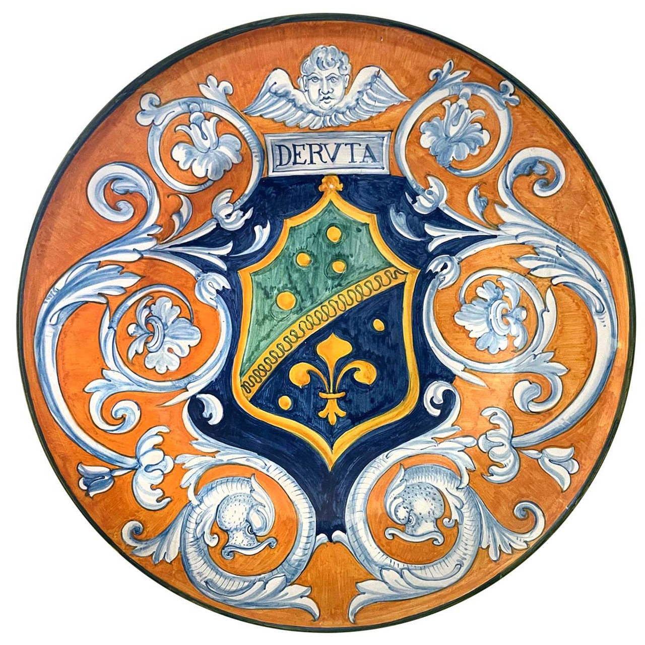 Deruta Pottery Handmade Plate | Mod Ceramics