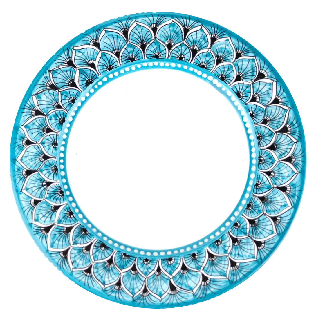 Deruta Dinnerware Peacock | Table Service Of Italian Pottery