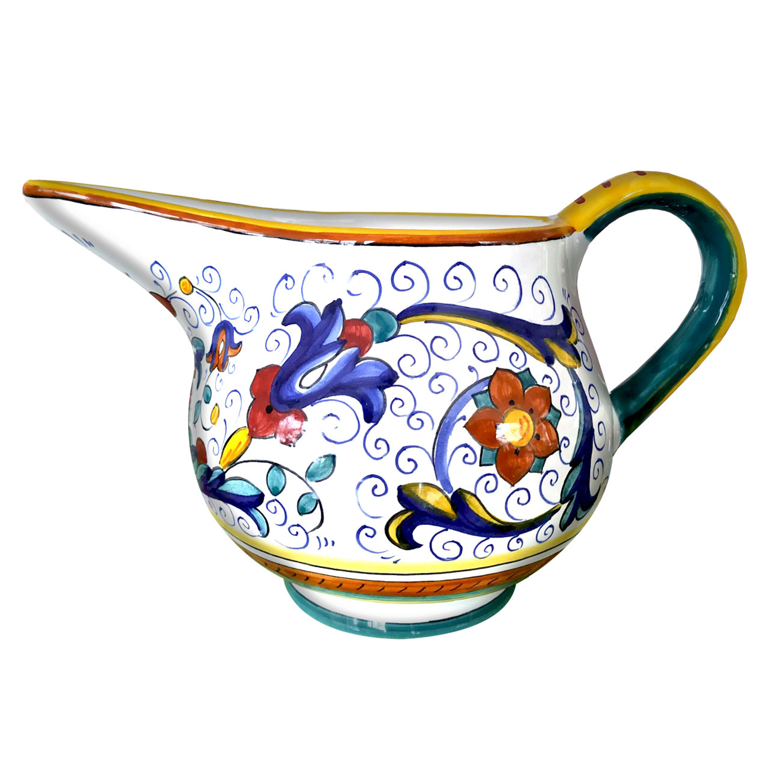 Rooster Pitcher Ricco Deruta Pottery Made In Italy rooster-pitcher-ricco-deruta-pottery-made-in-italy
