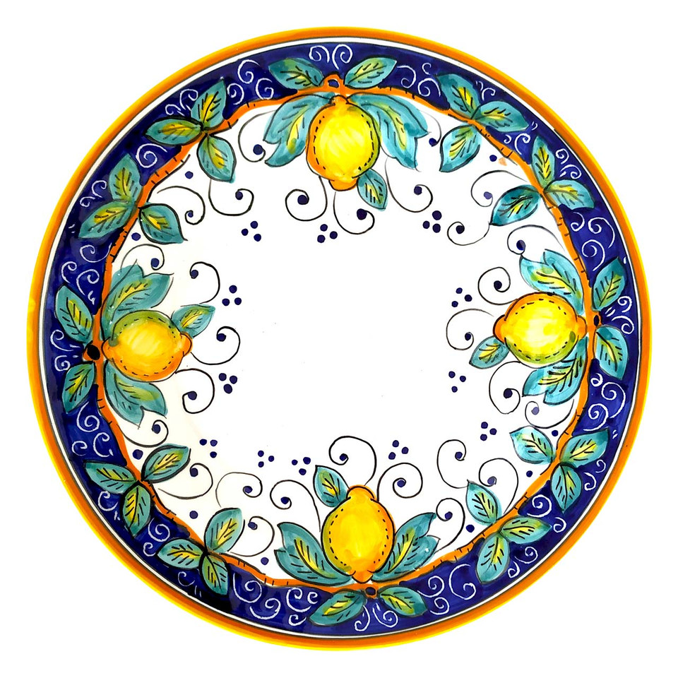 Italian pottery Dinner Plate | Deruta Ceramics