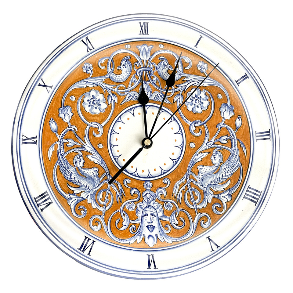 Ceramic Clock Capri | Pottery From Italy