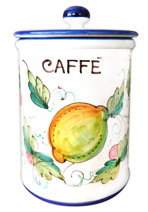 Coffe Jar Pottery Frutta Piena | Ceramic Of Italy