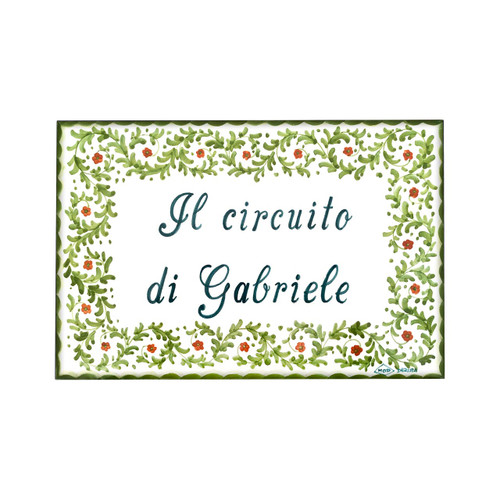 Italian pottery ivy tiles green | Italian Tiles by MOD