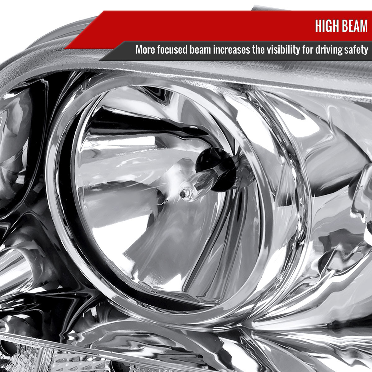 1998-2011 Ford Crown Victoria Projector Headlights w/ LED Light Strip ...