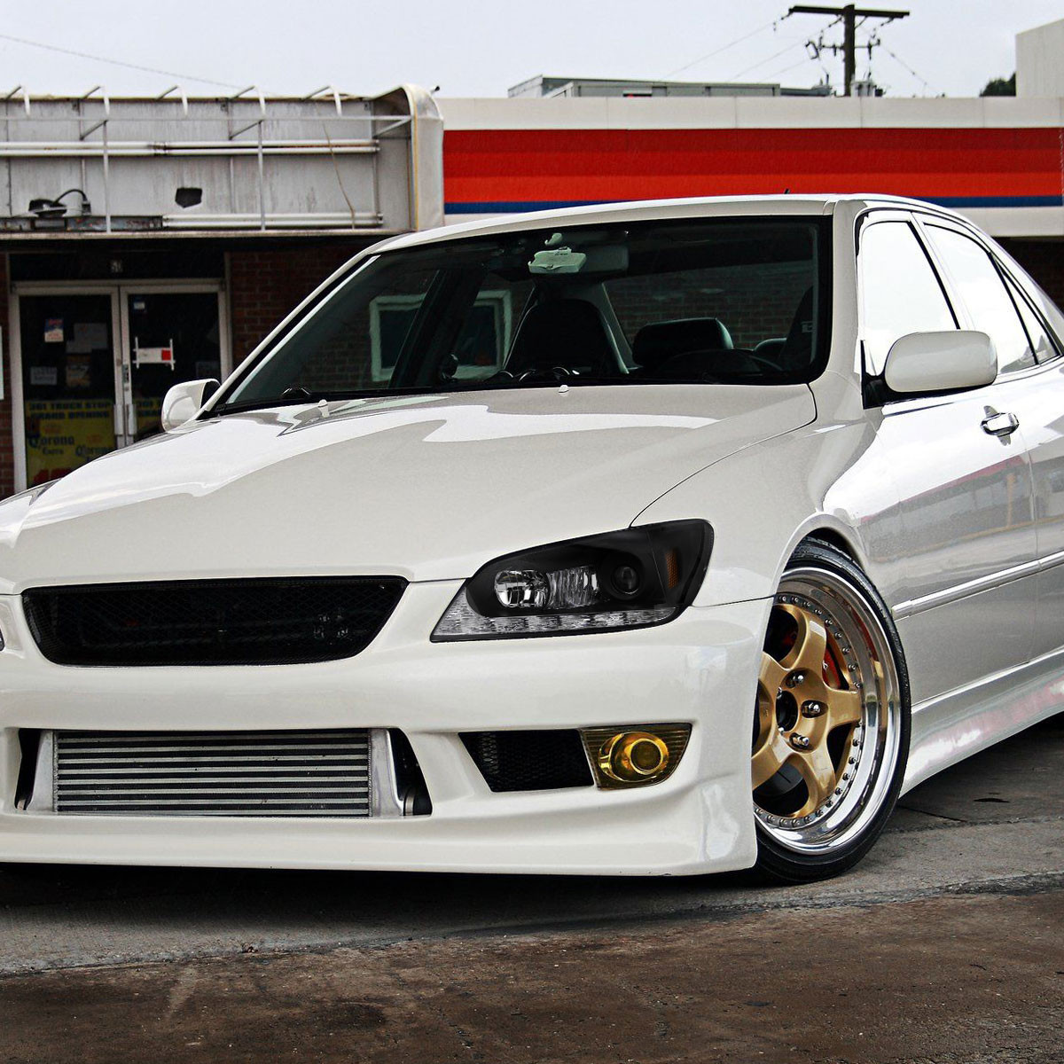2001-2005 Lexus IS300 Projector Headlights w/ LED Light Strip & LED ...