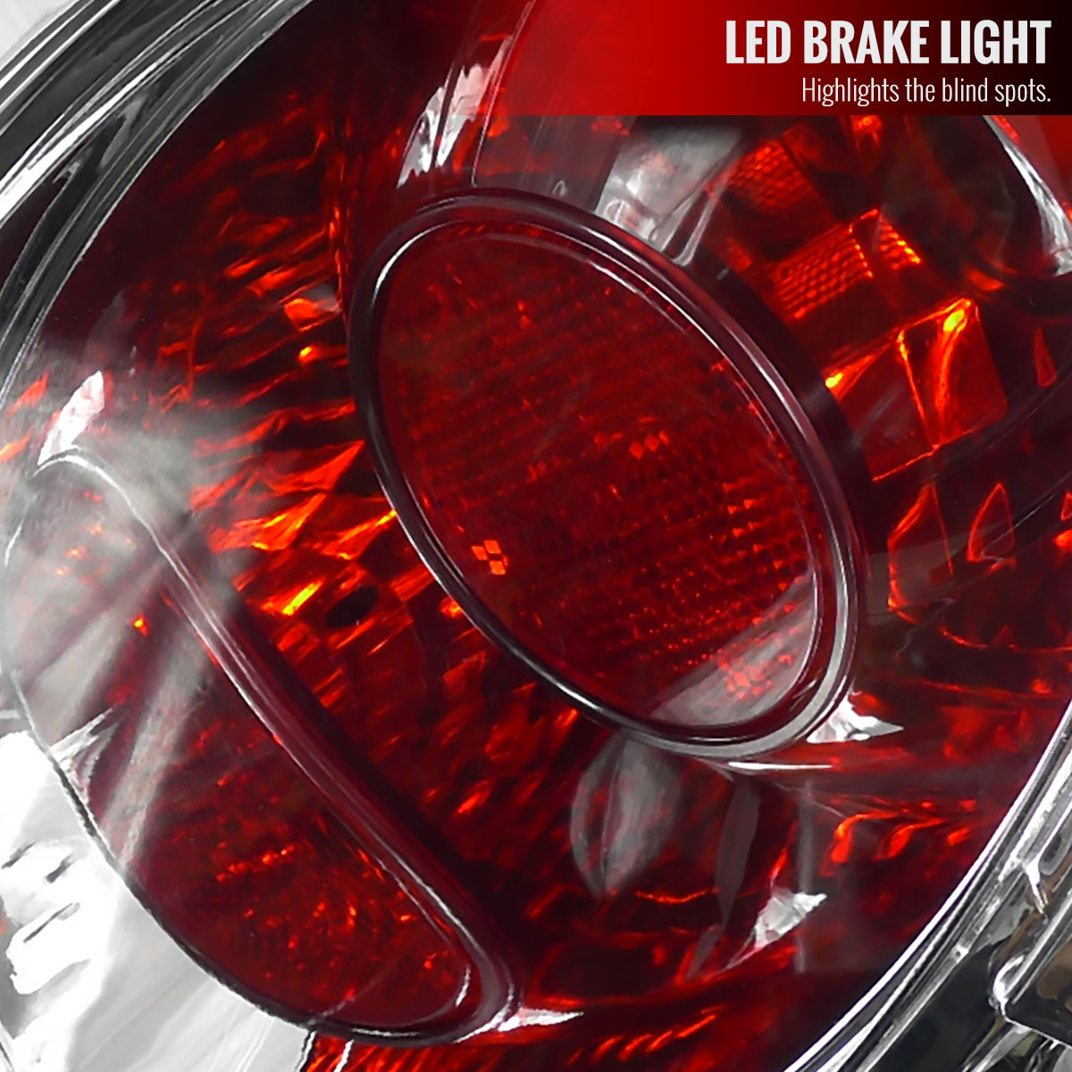 1998-2005 Volkswagen Beetle Tail Lights (Chrome Housing/Clear Lens ...