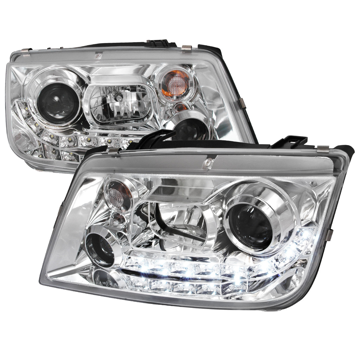 1999-2004 Volkswagen Jetta/Bora Projector Headlights w/ R8 Style LED ...