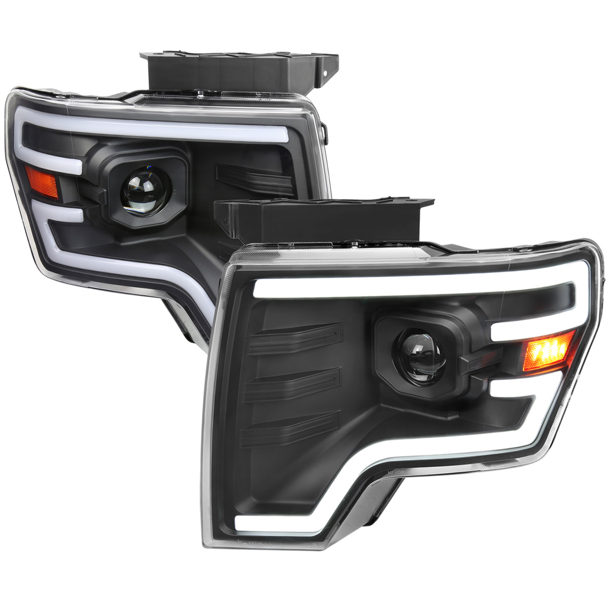 2009-2014 Ford F-150 Switchback Sequential LED Turn Signal Projector ...